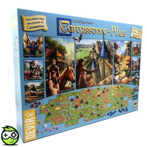 Juego de mesa Carcassonne plus (Devir) - Juguete Smart